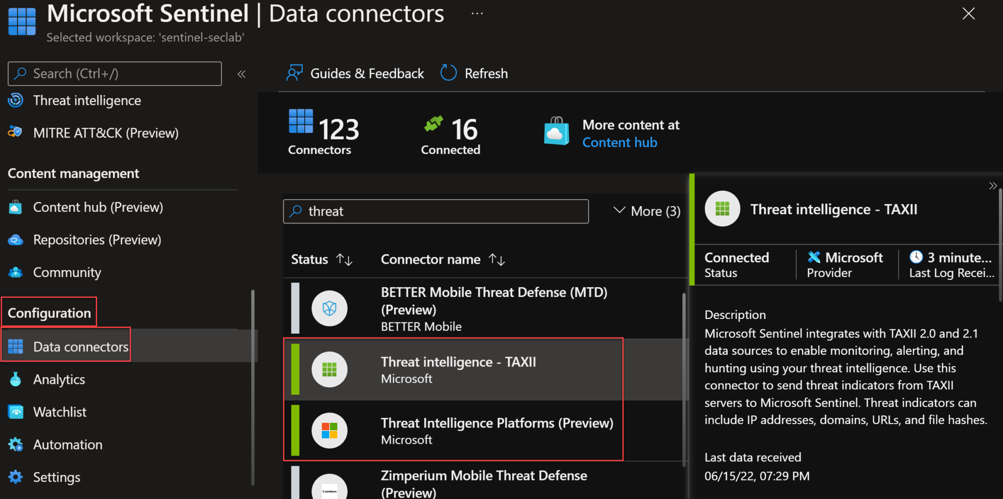 Microsoft Sentinel Threat Intelligence – Part I – Overview - Cyber ...