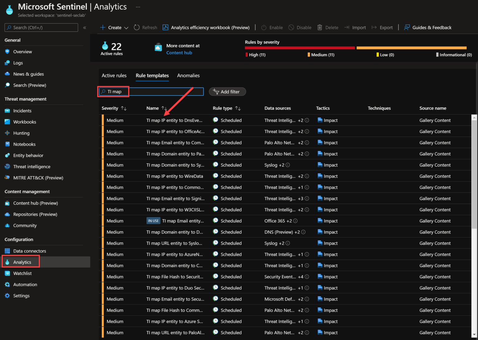Microsoft Sentinel Threat Intelligence – Part III – Using your TI data with Analytics Rules ...