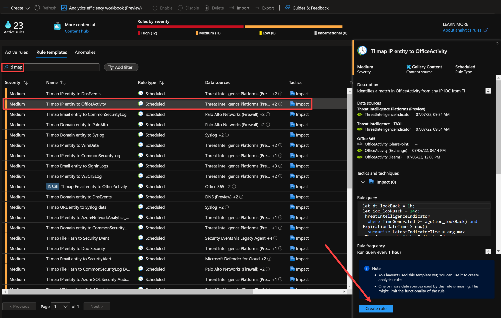 Microsoft Sentinel Threat Intelligence – Part III – Using your TI data ...